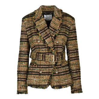 Anna Molinari Femme, Vestes, Multicolore, Taille: 38 FR Veste Boucl&egrave;