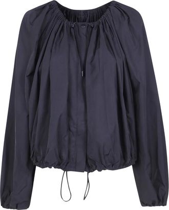 Toteme Femme, Vestes, Noir, Taille: 34 FR Manteau Parachute Pliss&eacute;