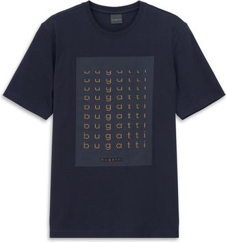 Bugatti Rundhals-Shirt Bugatti blau