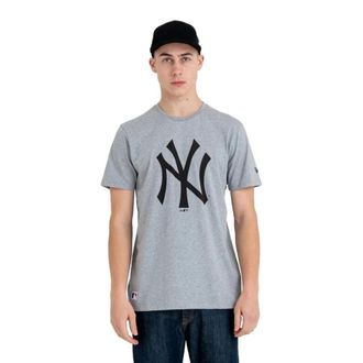 New Era Homme, Tops, Gris, Taille: XS Yankees Team Logo Tee Gris