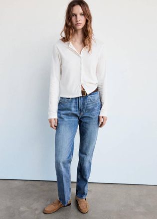 Mango T-SHIRT RPSAMI blanc - Femme - S - MANGO