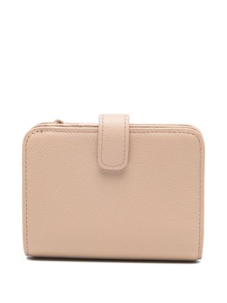 Emporio Armani Tumbled Leather Bifold Wallet - Pink