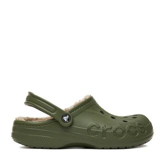 Crocs Pantoletten Crocs C-BAYA LINED CLOG 205969-3TC Gr&uuml;n