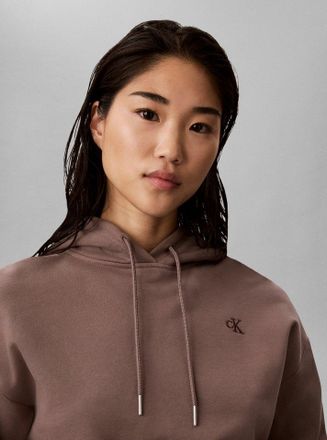 Calvin Klein Jeans Kapuzensweatshirt MONOGRAM RELAXED FRENCH TERRY Relaxed fit mit Kapuze