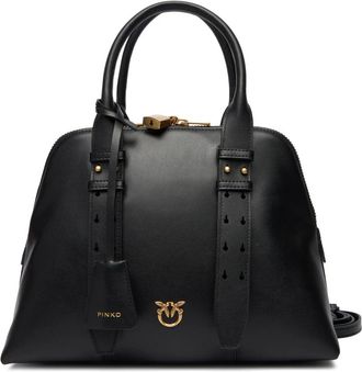 Pinko Pinko, Femme, Sacs, Noir, Taille: ONE Size Bowling Bag Medium