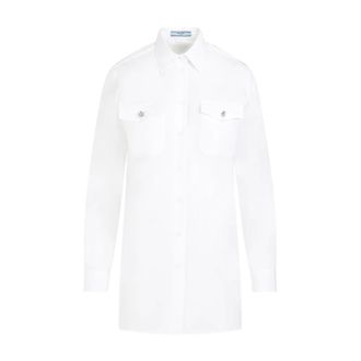 Prada Damen, Blusen & Hemden, Wei&szlig;, SGr&ouml;&szlig;e