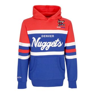 Mitchell & Ness Homme, Sweatshirts et sweats à capuche, Multicolore, Taille: M Denver Nuggets NBA Head Coach Sweat à capuche