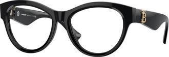 Burberry Femme, Accessoires, Noir, Taille: 53 MM Monture optique ronde