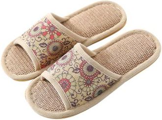 Hemobllo Pantoufles pour Femmes Épaisses Antidérapantes Respirantes pour Intérieur Maison et Invités Confortables et Durables Rose