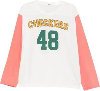 Bode Checkers Baseball Tee - - Tops - Herren - Mehrfarbig - M