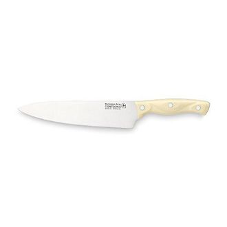 Rockingham Forge RF ESSENTIALS 8139 Serie Kochmesser aus Edelstahl - 8 Klinge mit elfenbeinfarben Griff, Chefkochmesser, Beige