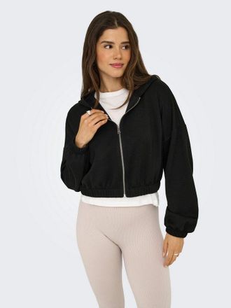 Only Kapuzensweatshirt ONLSCARLETT LS ELASTIC ZIP HOOD SWT NOOS