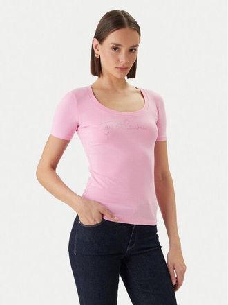 Just Cavalli T-Shirt 80PAHE22 CJ112 Rosa Slim Fit
