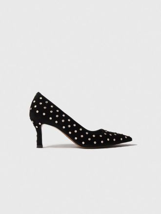 Maje Spitze Strass-pumps - Abendgarderobe - Schwarz - Maje