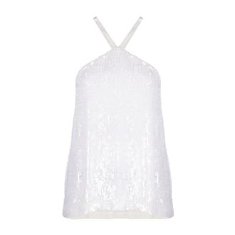 P.A.R.O.S.H. Neckholder-Top - - Tops - Damen - Wei&szlig; - XS