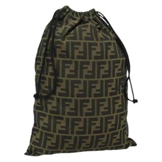 Fendi Pre-owned Vintage Zucca Canvas Pouch - - Pre-owned - Damen - Braun - ONE SIZE