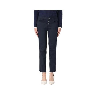 Liu Jo Blaue elegante Hose mit Taschen - - Trousers - Damen - Blau - W32