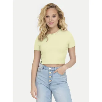 Only T-Shirt Betty 15311891 Gelb Regular Fit