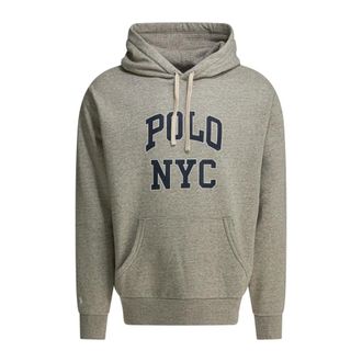 Polo Ralph Lauren Fleece Grafik Hoodie - - Sweatshirts & Hoodies - Herren - Grau - M