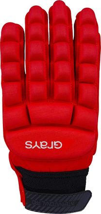 Grays International Pro Handschuhe f&uuml;r Linksh&auml;nder, Fluorrot-Rot, Fluo Red, LH XL