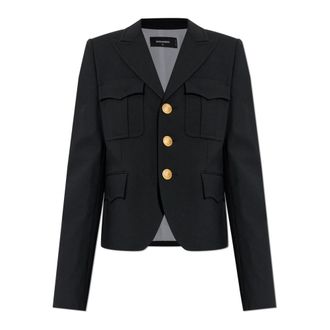 Dsquared2 Wollblazer - - Jackets - Damen - Schwarzk - M