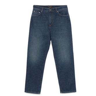 Dolce & Gabbana Blaue Tapered Jeans mit Klassischem Stil - - Jeans - Damen - Blau - S