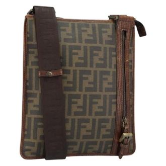 Fendi Sac bandouli&egrave;re en plastique Pre-owned - Femme - Pre-owned - Brun - Taille: ONE Size