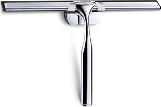 Generic nanologi Duschabzieher Edelstahl, Fensterabzieher Duschwischer mit Gummilippe, 25cm Duschwischer mit Wandaufhänger für Badezimmer, Küche, Fenster und 