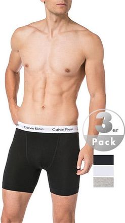 Calvin Klein Underwear Herren Trunks schwarz Baumwolle unifarben