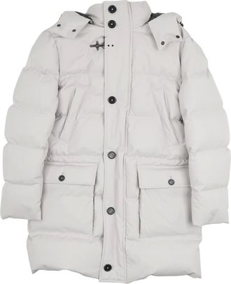 Fay Homme, Vestes, Blanc, Taille: L Long Padded Coat