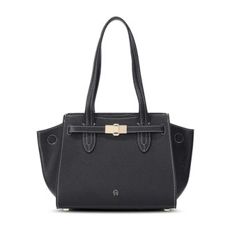 Aigner Femme, Sacs, Noir, Taille: ONE Size Élégant sac à main en cuir avec détail de boucle