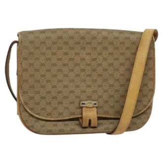 Gucci Pre-owned Cuir sacs-gucci - Femme - Pre-owned - Beige - Taille: ONE Size