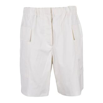 Jil Sander Damen, Shorts, Wei&szlig;, SGr&ouml;&szlig;e
