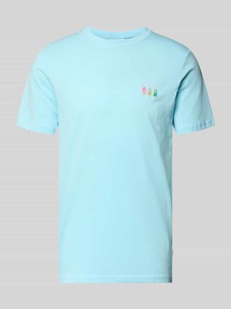 Lindbergh T-Shirt mit Stitching und Rundhalsausschnitt
