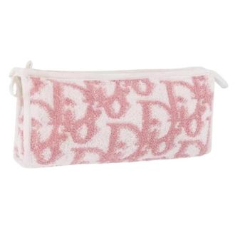 Dior Pre-owned Canvas Pouch - - Pre-owned - Damen - Rosa - ONE SIZE
