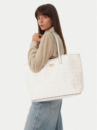 Guess Handtasche Emelie Logo HWGP99 28240 Creme