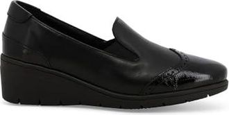 Melluso Mocassin Femme Confortable en Cuir Souple Noir k91615z 35