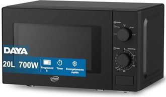 Daya Mikrowelle DMMW2070MB 20 Liter 5 Programme Auftaufunktion