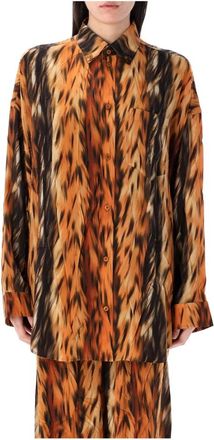 Balenciaga Damen, Blusen & Hemden, Mehrfarbig, 2XSGr&ouml;&szlig;e