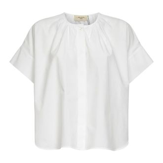 Max Mara Femme, Blouses et Chemises, Blanc, Taille: 38 FR Educata Blouse