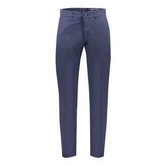 North Sails Blaue Slim Fit Hose mit Logo - - Trousers - Herren - Blau - W33