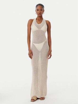 Guess Strandkleid E6GK0 0Z5371 Hellbeige Slim Fit