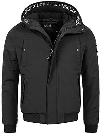 Indicode Hommes Albany Jacket | Veste à capuche Black XL