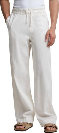 Urban Classics Herren Hose Loose Cotton Linen Pants, l&auml;ssige Leinenhose f&uuml;r M&auml;nner, Loose Fit, Gr&ouml;&szlig;en S-5XL