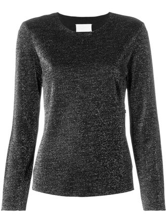 Maison Margiela Oberteil mit langen Ärmeln - Schwarz