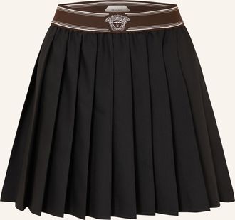 Versace Faltenrock schwarz