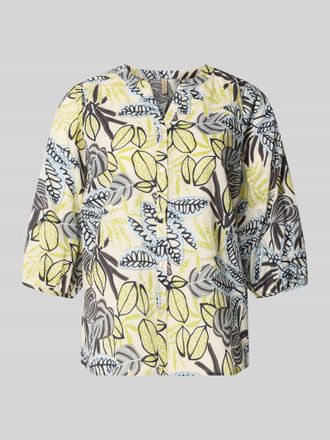 Soyaconcept Regular Fit Bluse mit floralem Allover-Print