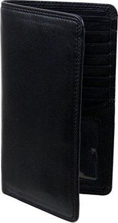 Visconti Portefeuille Fin en Cuir pour Homme en Noir ou Marron fourni dans une bo&icirc;te - Schwarz - Schwarz, Non pr&eacute;sent