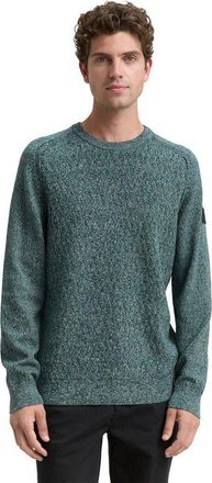 Tom Tailor Strickpullover mit Logo Stickerei am Arm