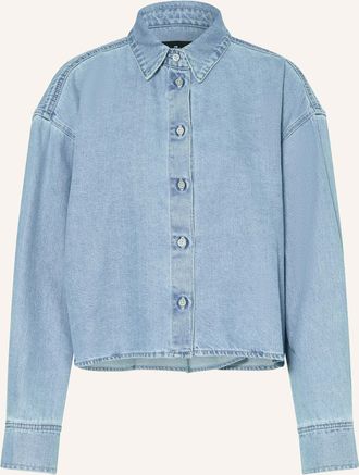 7 For All Mankind Jeans-Overshirt Nina blau